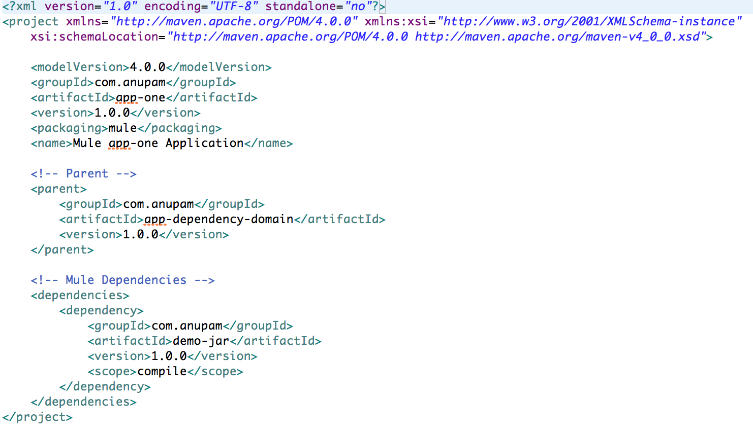 Simple Deployment Architecture in Mule