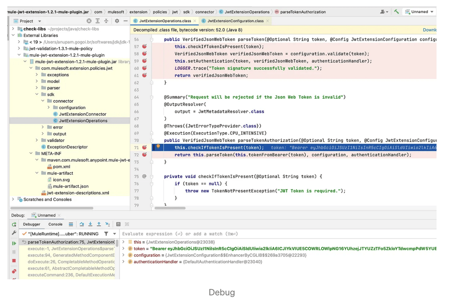 How the Mulesoft JWT Validation Policy Works